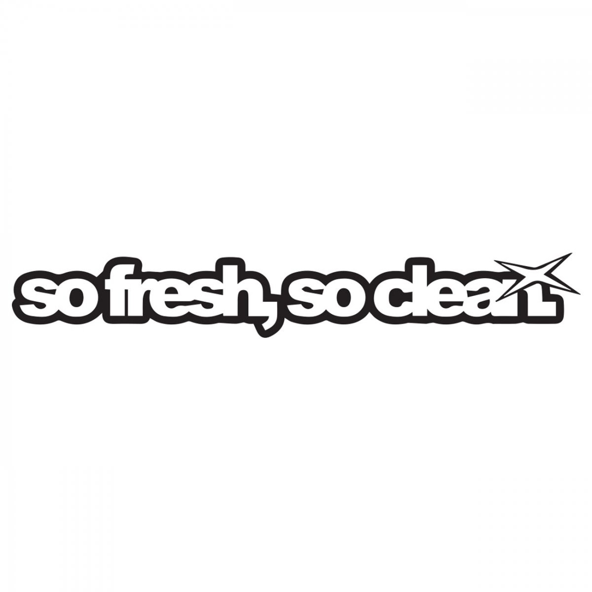 So Fresh So Clean - Vis alle stickers - FolieGejl.dk