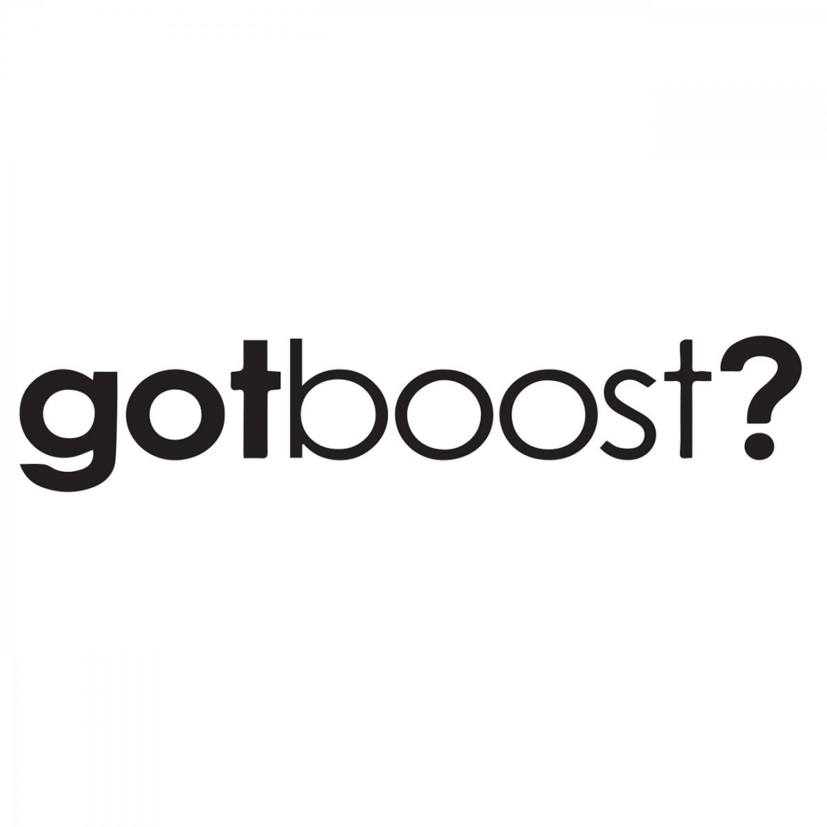 Got Boost? 1 - Vis alle stickers - FolieGejl.dk