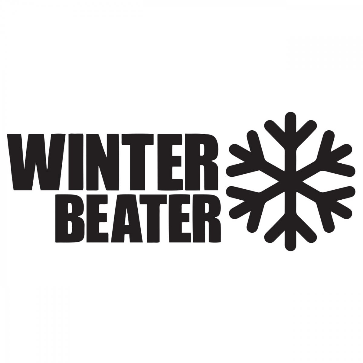Winter beater - Vis alle stickers - FolieGejl.dk