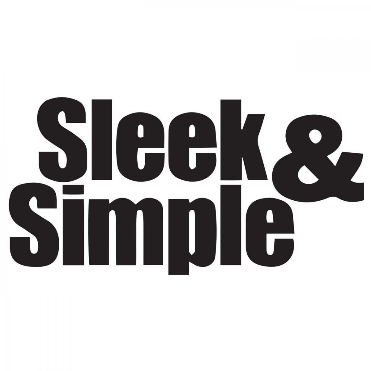 Sleek and simple - Vis alle stickers - FolieGejl.dk
