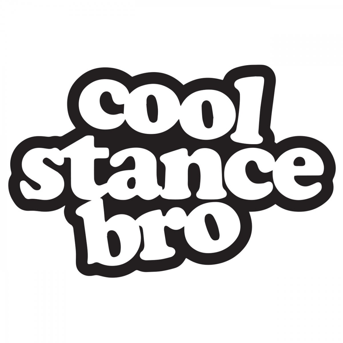 Cool stance bro - Vis alle stickers - FolieGejl.dk