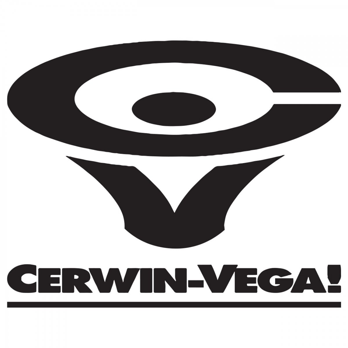 Cerwin Vega logo - Vis alle stickers - FolieGejl.dk