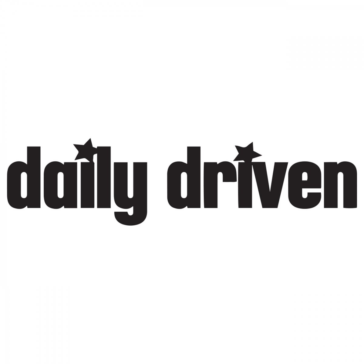 Daily driven - Vis alle stickers - FolieGejl.dk