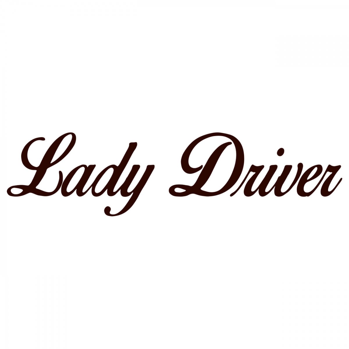 Lady Driver - Vis alle stickers - FolieGejl.dk