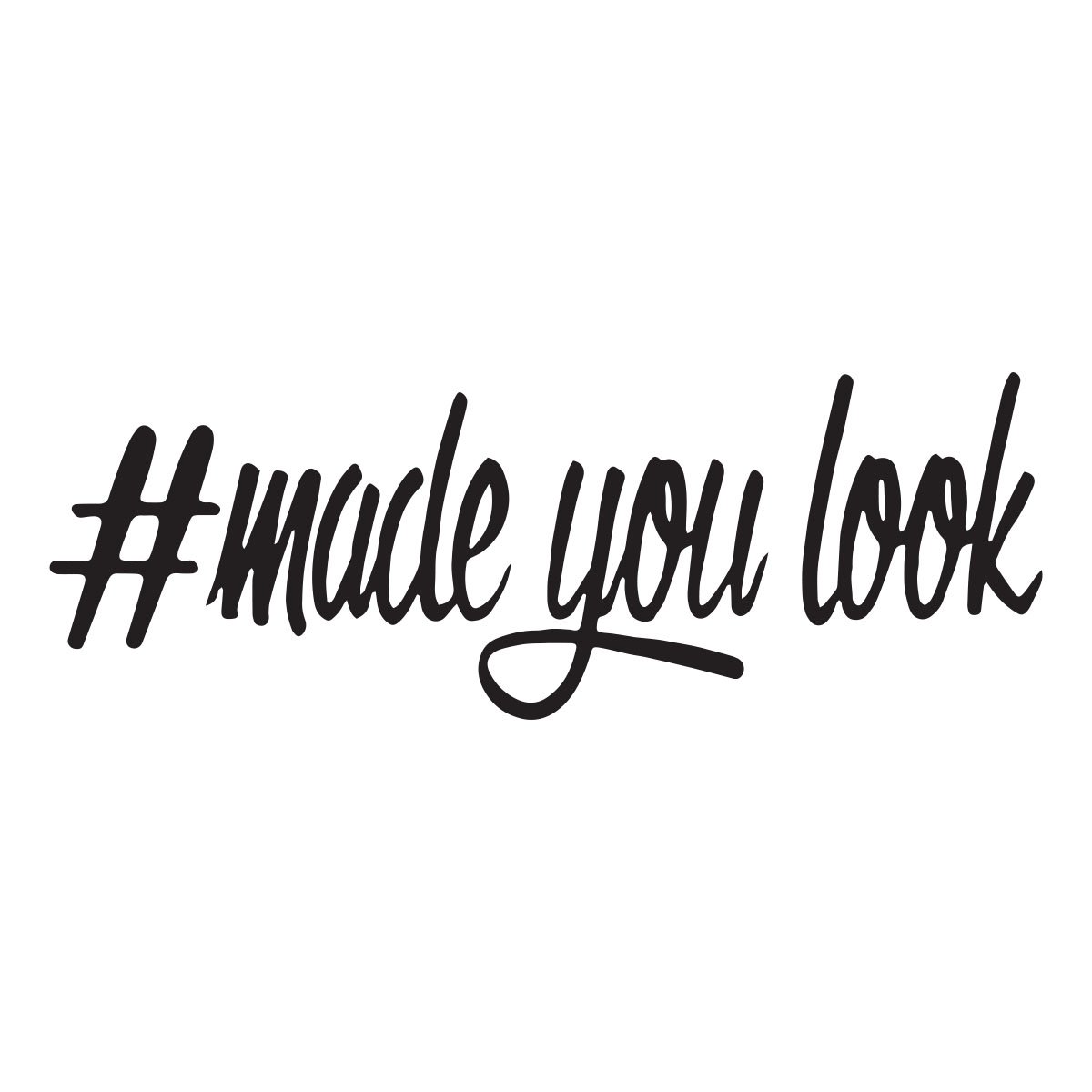 made you look - Vis alle stickers - FolieGejl.dk