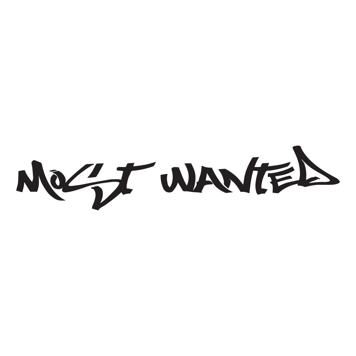 most wanted - Vis alle stickers - FolieGejl.dk