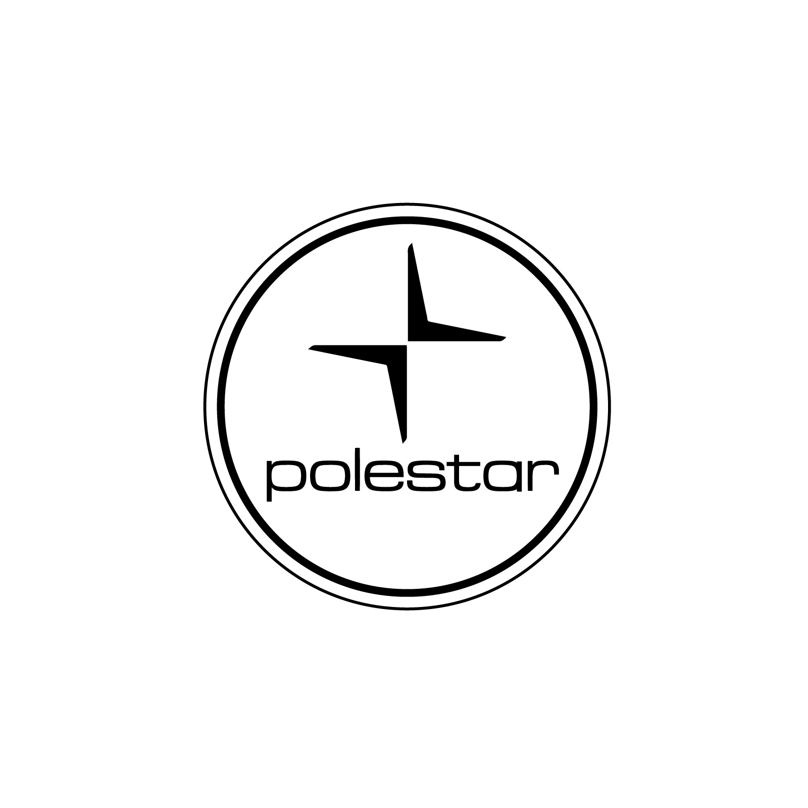 Volvo Polestar logo 2 - Centerkapsel folie - Centerkapsel folie ...